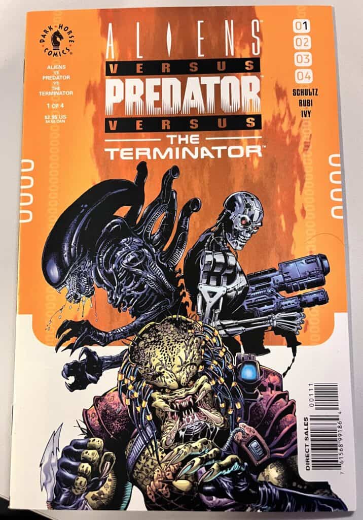 Aliens vs Predator vs the Terminator # 1 - 4 complete set (Dark Horse ...